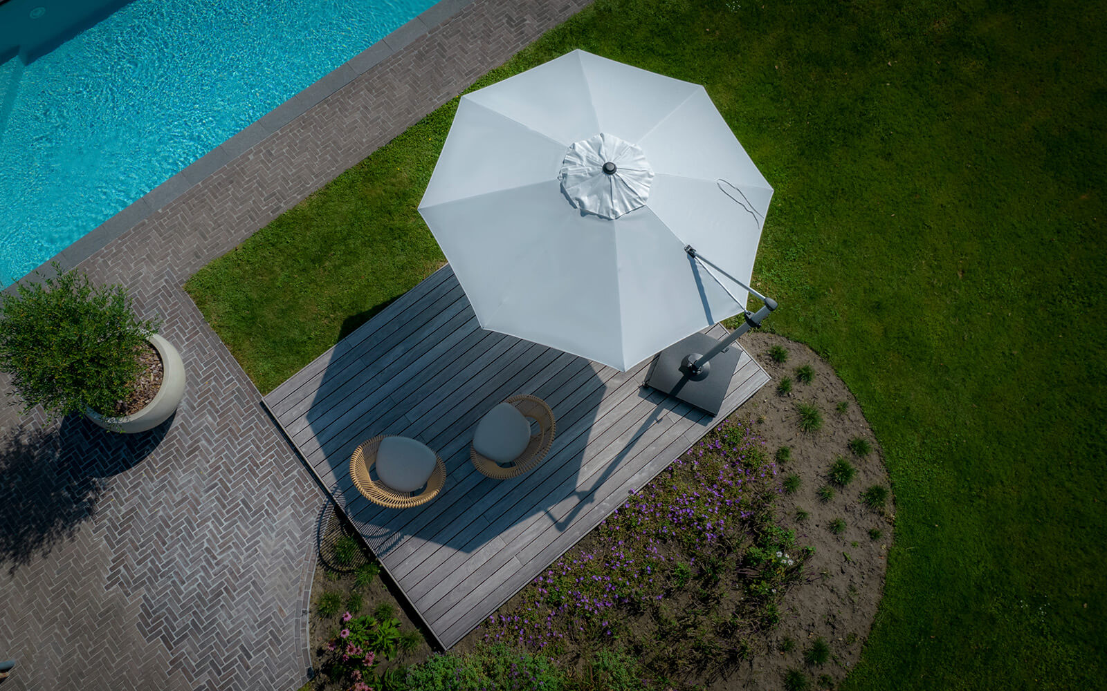 Round or square parasol: Which is the best choice? - Solero garden and ...